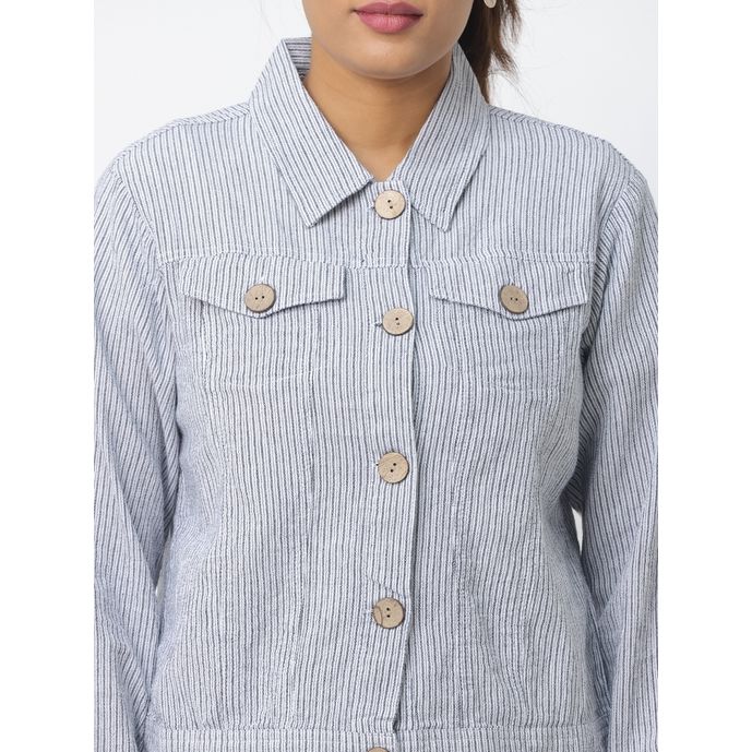 Blue Stripe Jacket | SIMPLE to SUBLIME